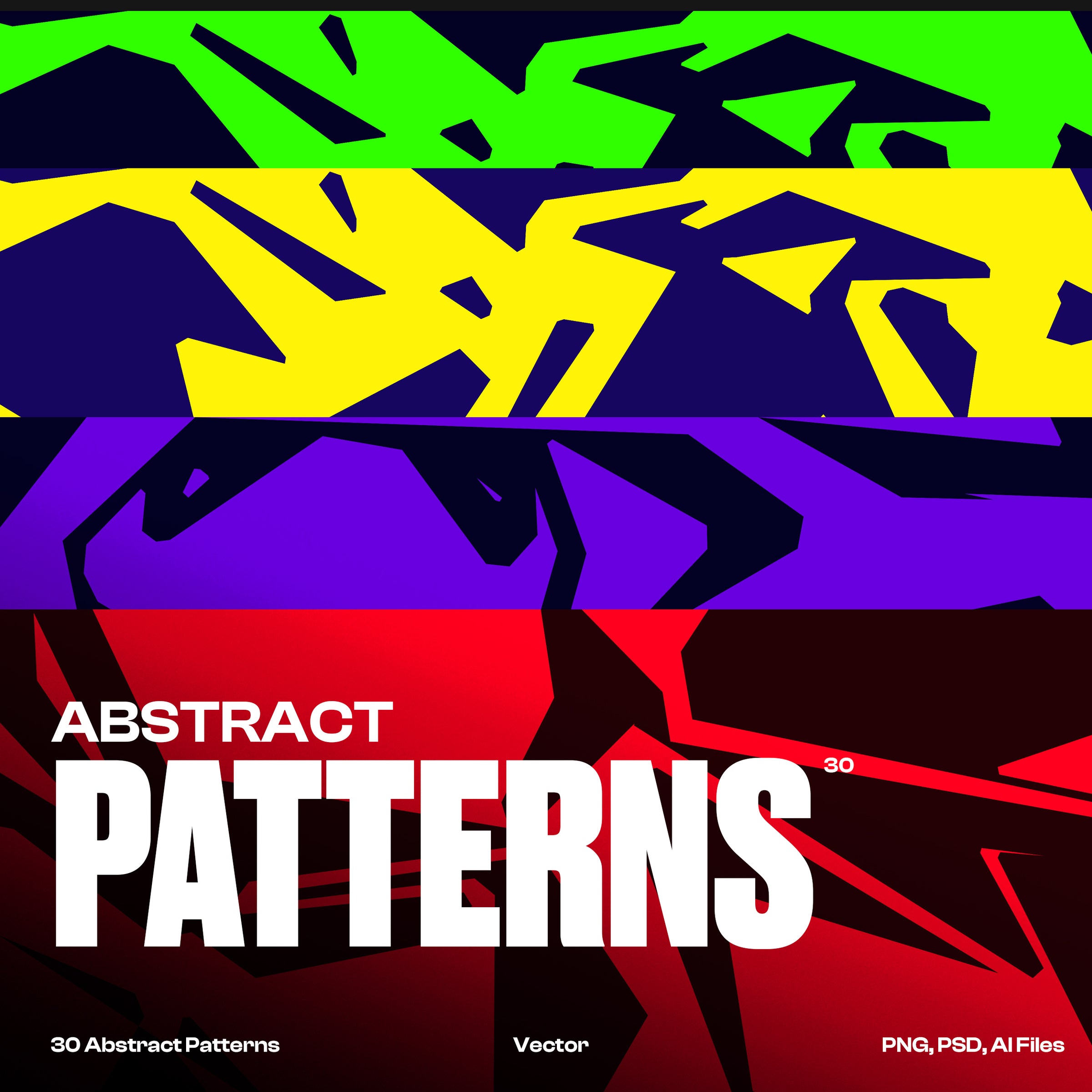 Abstract Pattern Pack (VECTOR + PNG + PSD)