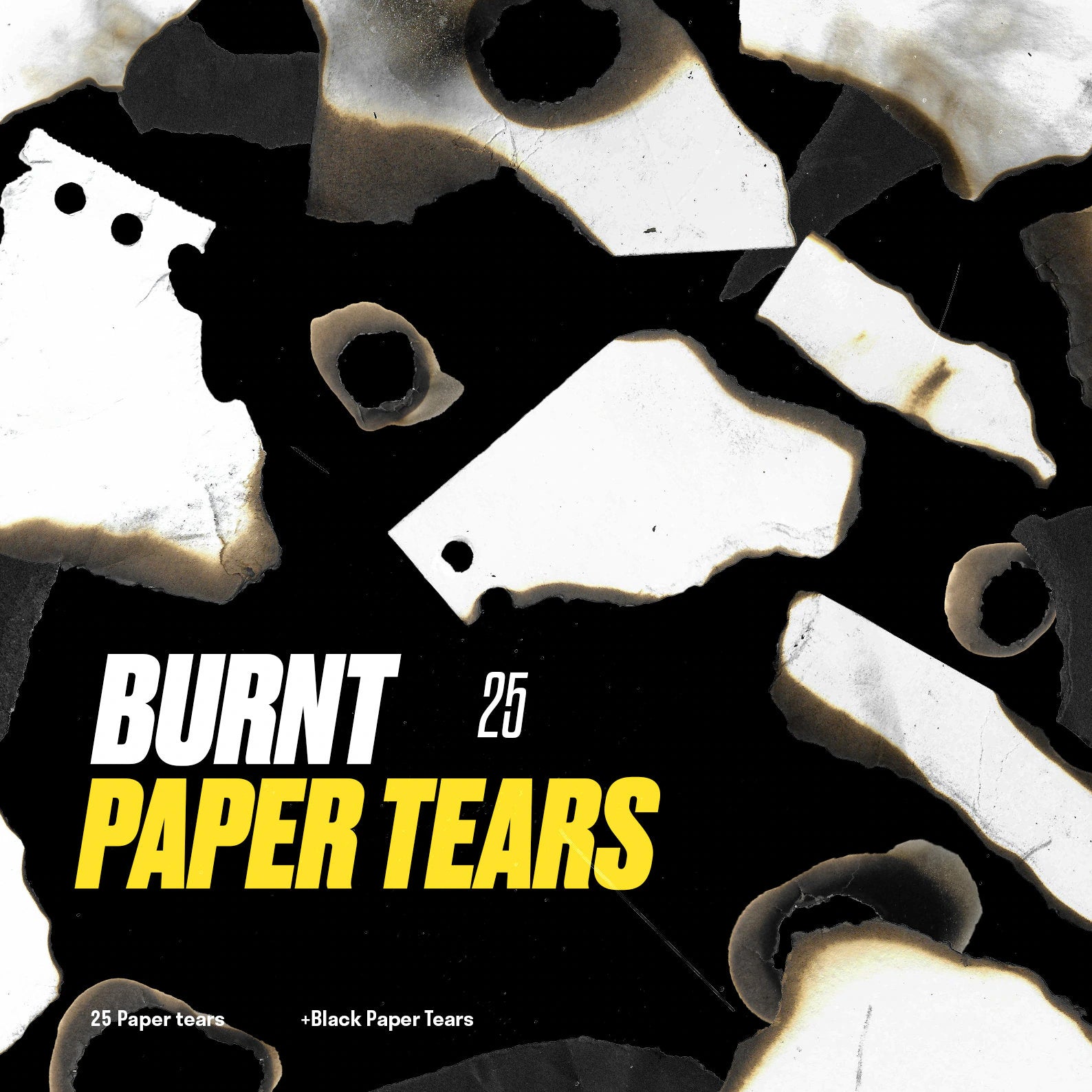 Paper Tears Pack - 25 Paper Textures