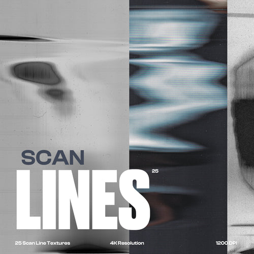 Scan Line Textures — 25 4K Resolution Textures